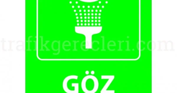 Göz Duşu Levhası 25x35 cm - U05010