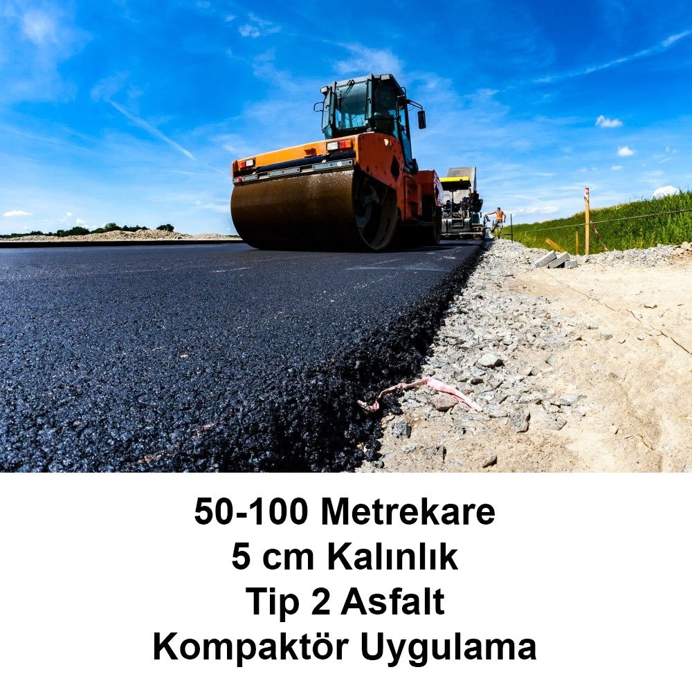 Asfalt Kaplama 50-100 Metrekare - ASF-100M2
